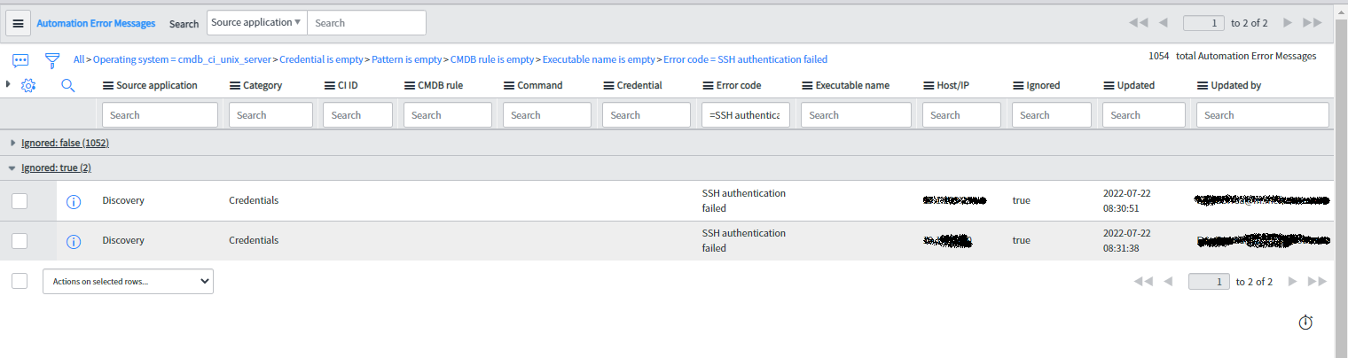 How to work with Discovery Automation Error Messag... - ServiceNow ...