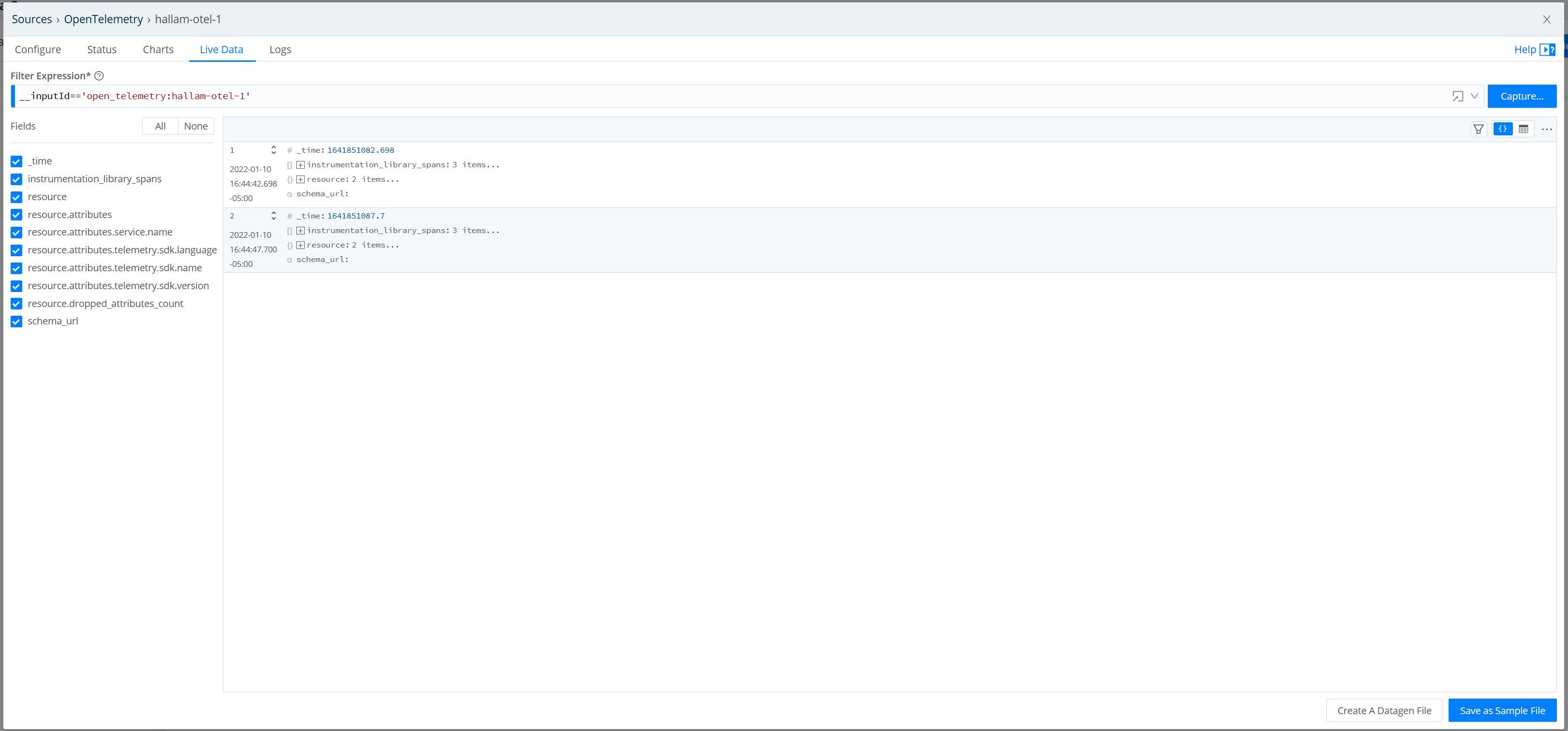 Sending OpenTelemetry Data To LightStep Using Crib... - ServiceNow ...