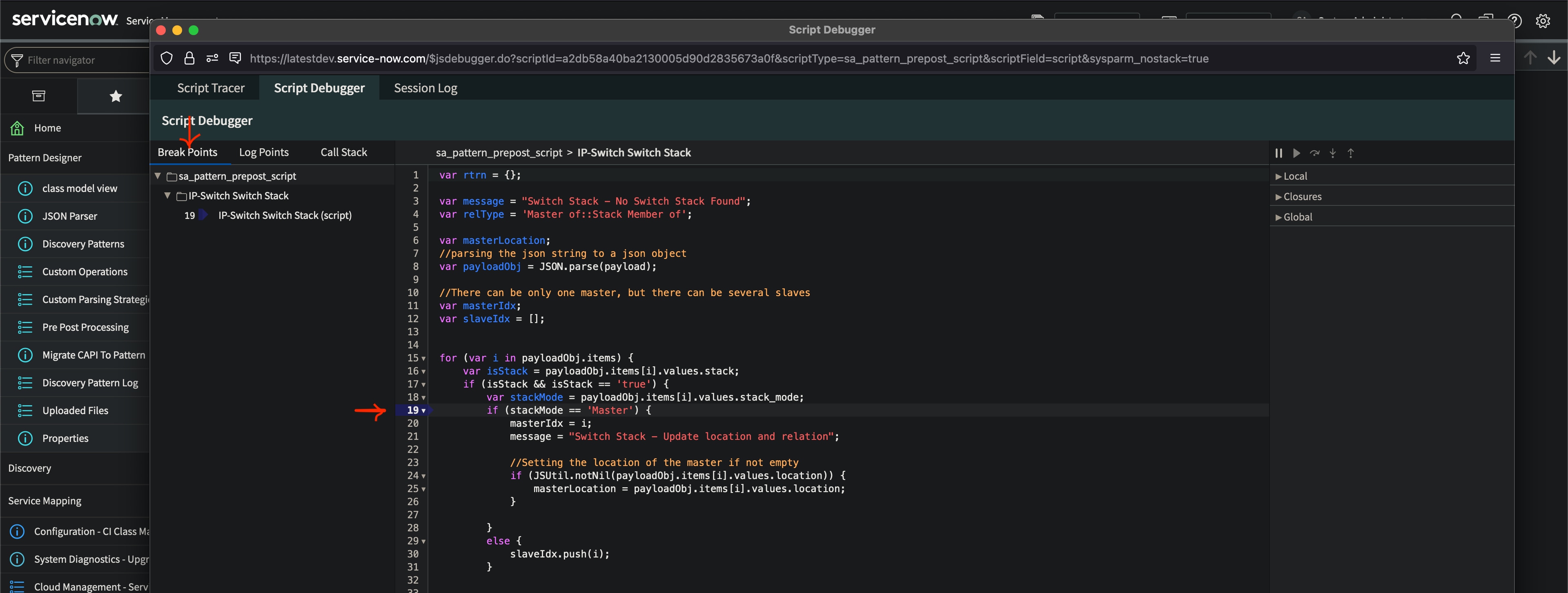How to Debug Pre Post Scripts - Patterns - ServiceNow Community