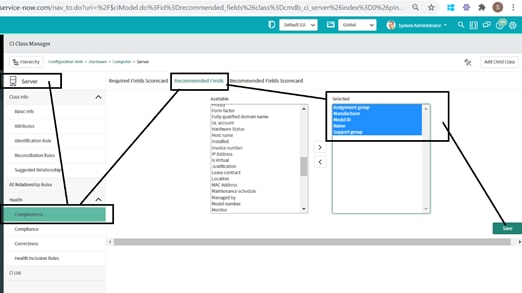 How to configure completeness KPI in CMDB health d... - ServiceNow ...