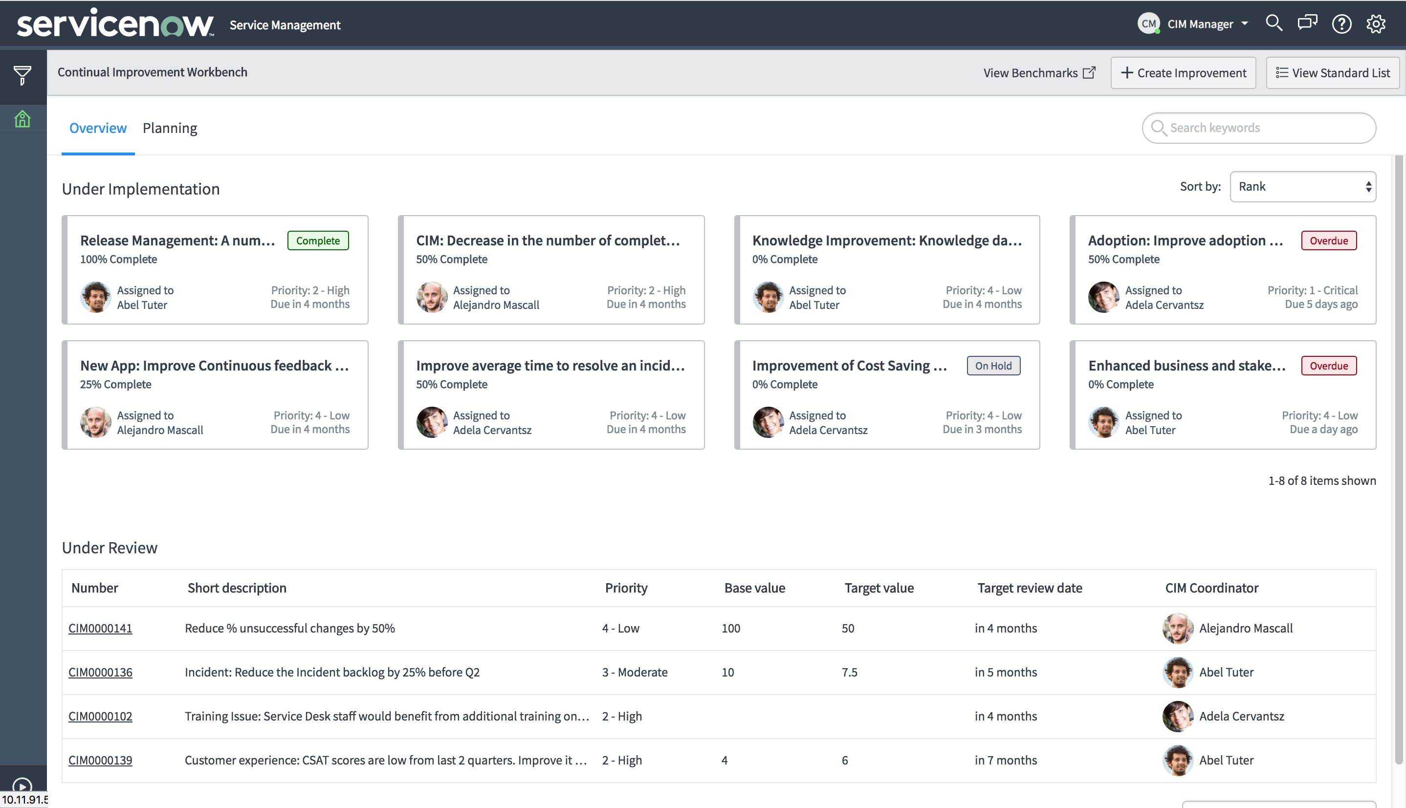 CIM Application Guide: Best Practices for implemen... - ServiceNow ...