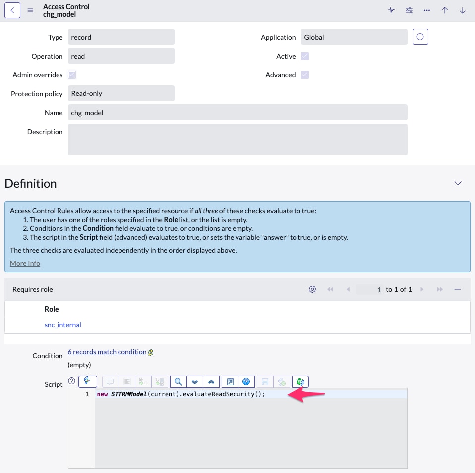 Change Models advanced security - RBAC and User Cr... - ServiceNow ...
