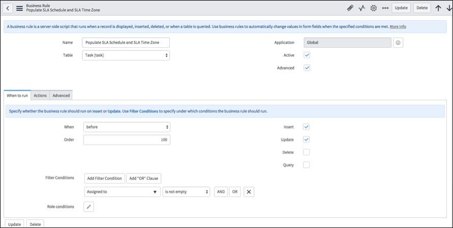 Service Level Agreements: Business Hours, Schedule... - ServiceNow ...