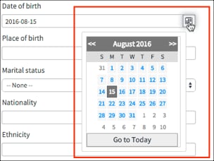 Calendar widget appearing at top of screen instead... - ServiceNow ...