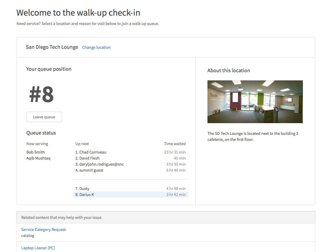 Give your IT support the human touch with a walk-u... - ServiceNow ...