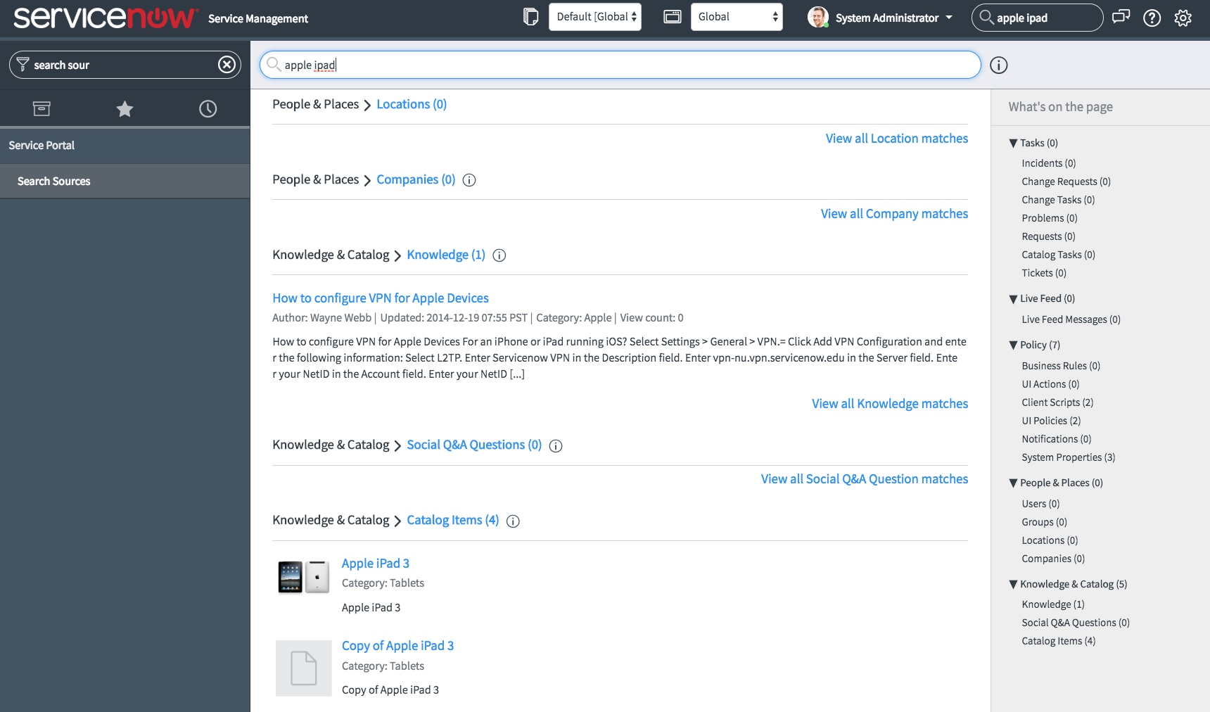 How to Fix your Catalog Search on Service Portal i... - ServiceNow Community