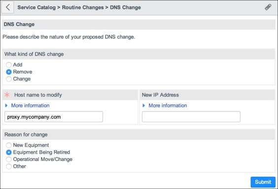 Requesting a Change: Incident, Problem, Service Ca... - ServiceNow ...