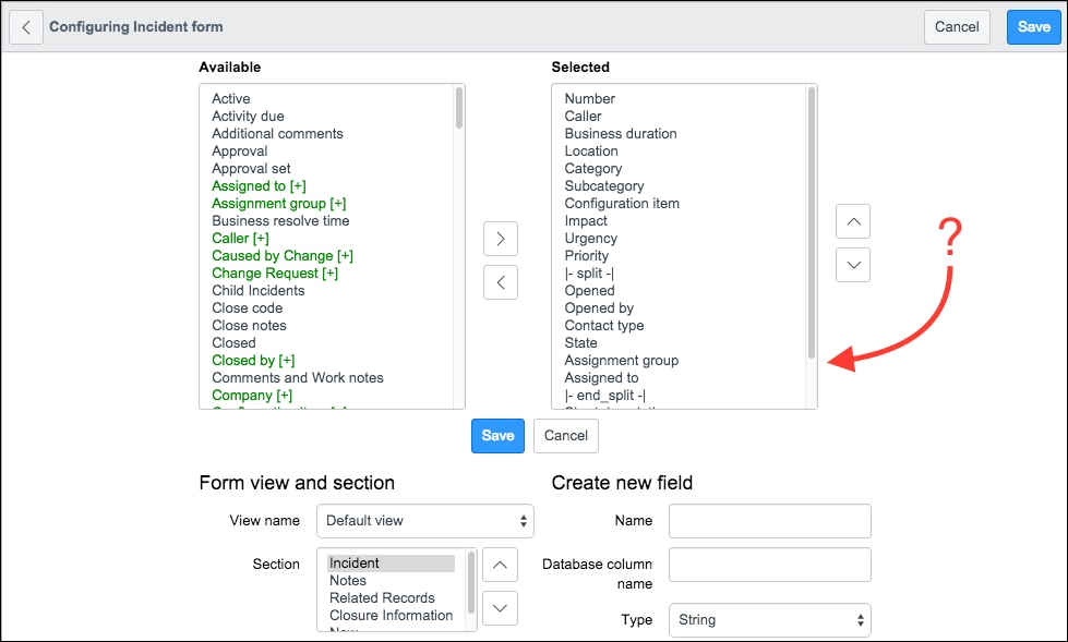 Investigate a Form Field Gone Missing - ServiceNow Community
