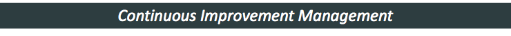 Continual Improvement Management (CIM) - ServiceNow Community