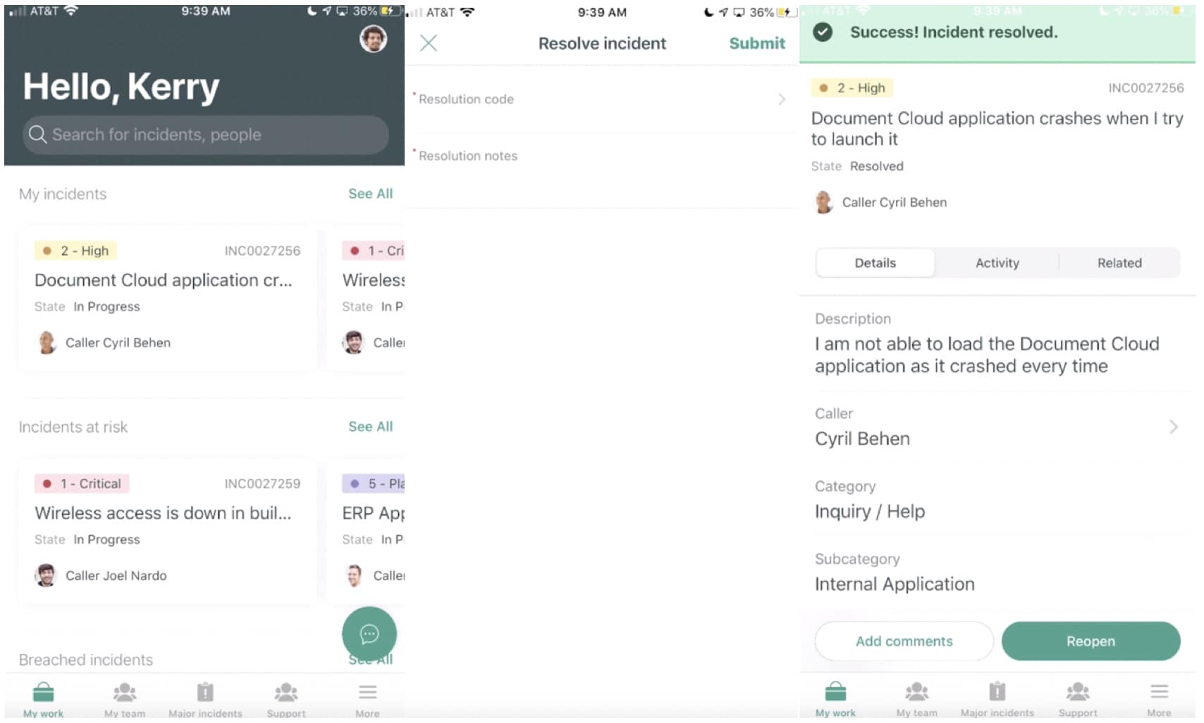 Leverage ITSM Mobile Agent app. - ServiceNow Community