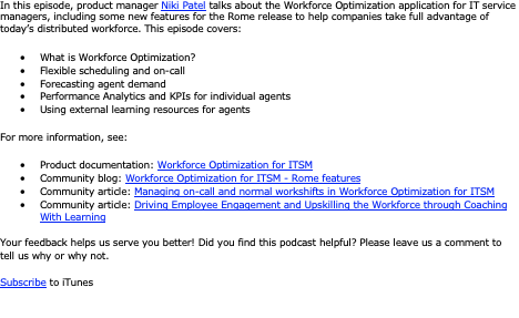 TechBytes Episode 60: Workforce Optimization for I... - ServiceNow ...