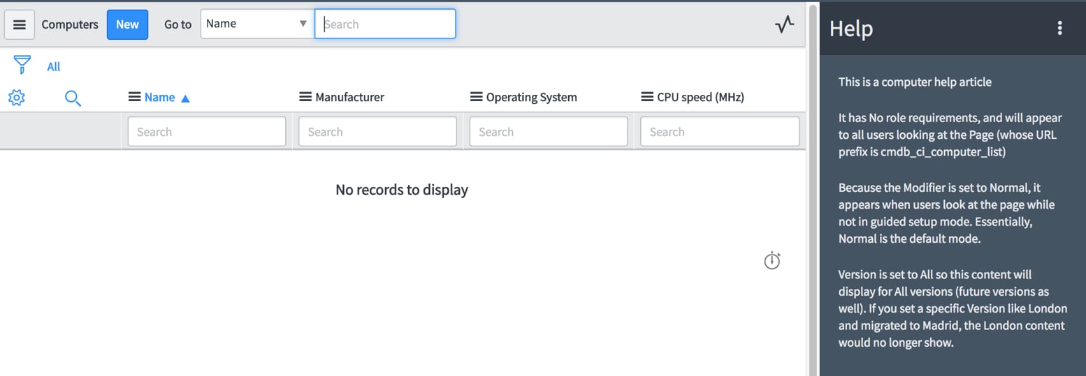 Using Embedded Help to Provide Contextual User Inf... - ServiceNow Community