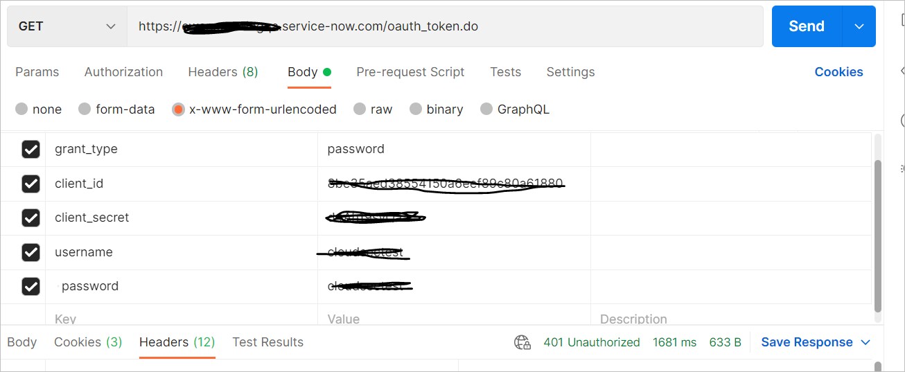 Authentication Issue - Power Automate Trying to ac... - ServiceNow Community