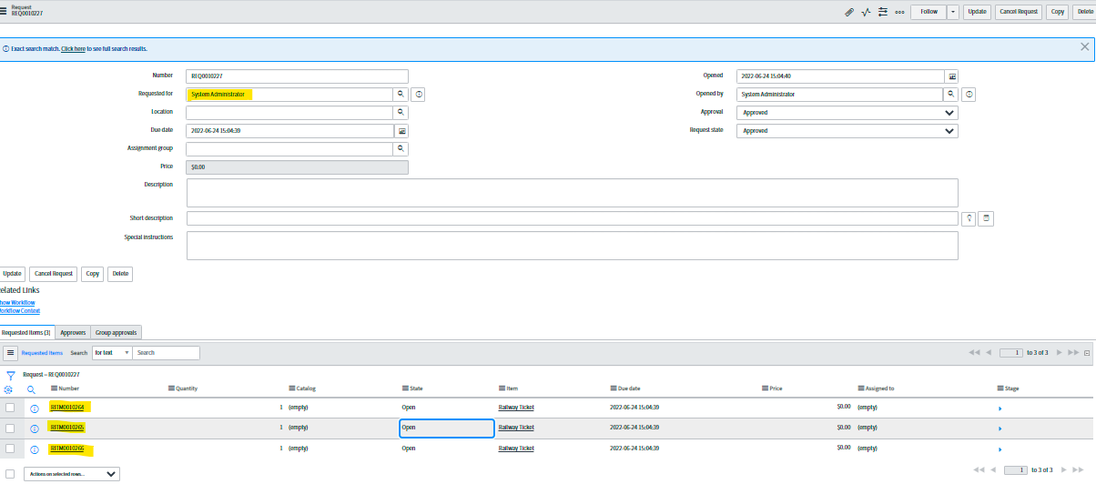 Solved: How to count the number of RITM records tagged to ... - ServiceNow Community