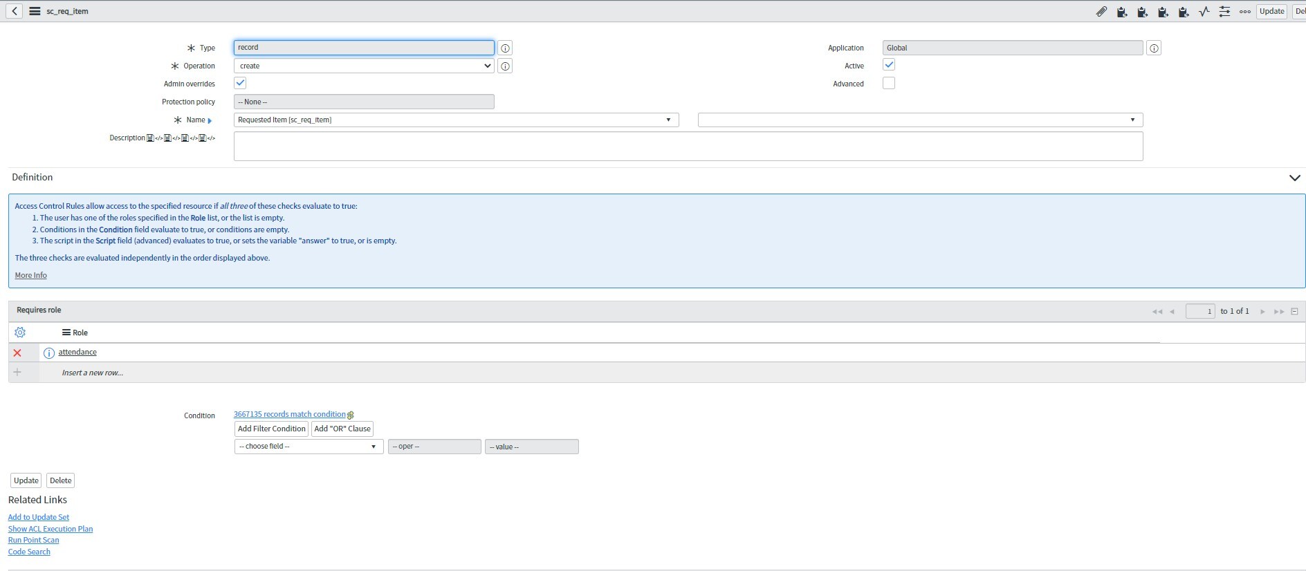 Requested Item - ACL Control - ServiceNow Community