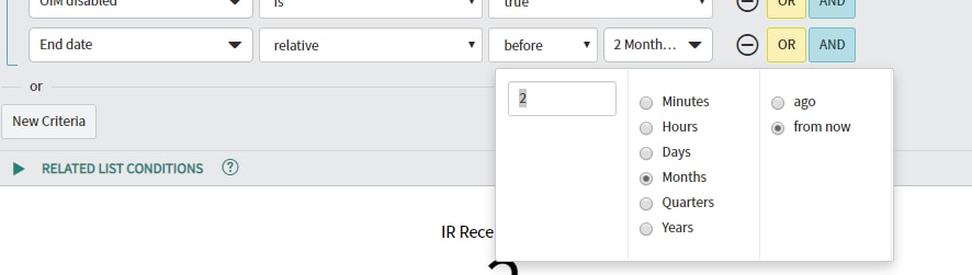 Solved: Relative filter condition for a report - ServiceNow Community