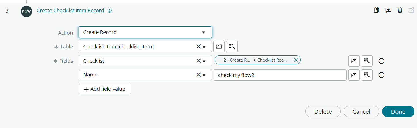 Solved: Flow Designer - adding a checklist to a form - ServiceNow Community