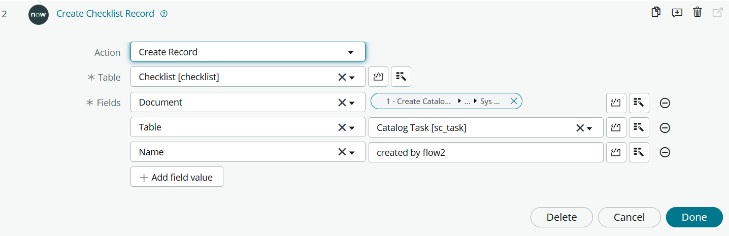 Solved: Flow Designer - adding a checklist to a form - ServiceNow Community