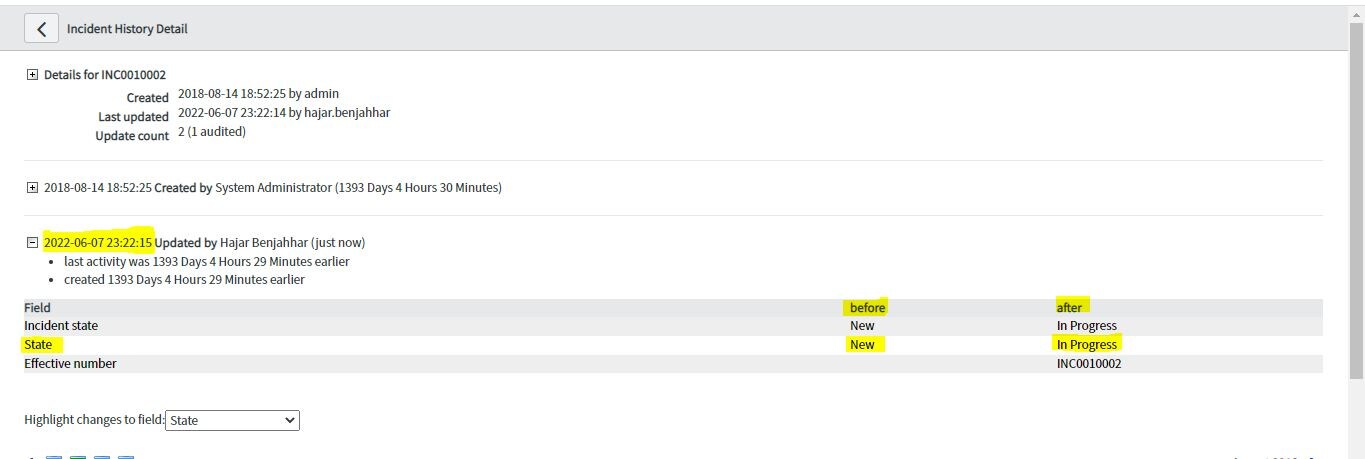 ServiceNow - How to view ticket history? - ServiceNow Community