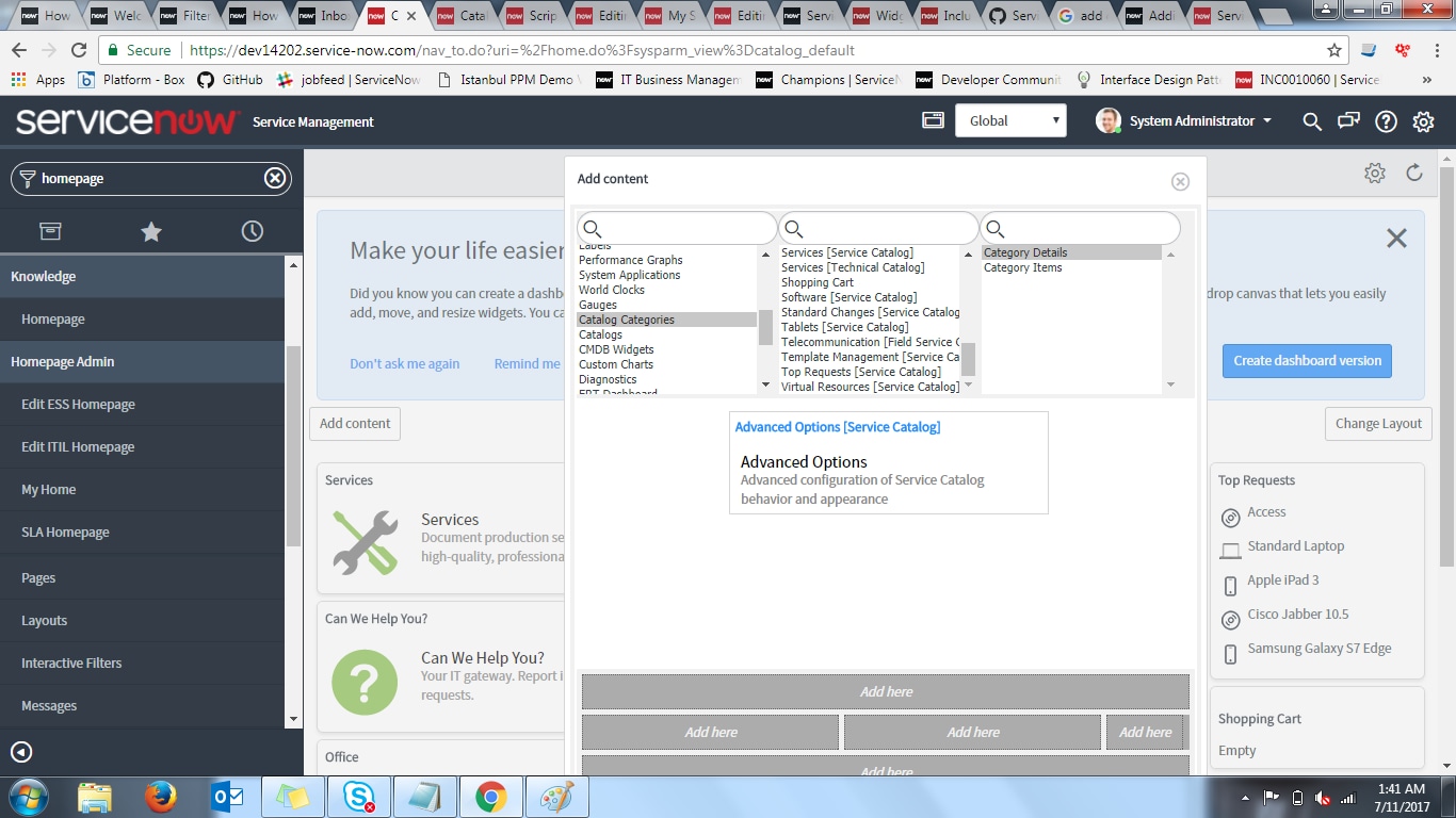 Solved: How to add my custom catalog to the self-service ...