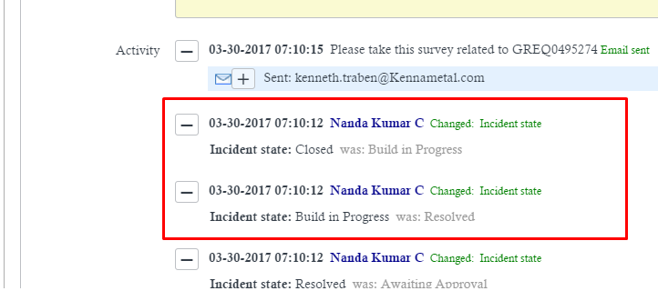 Solved: When the status has to change from "Resolved" to ...