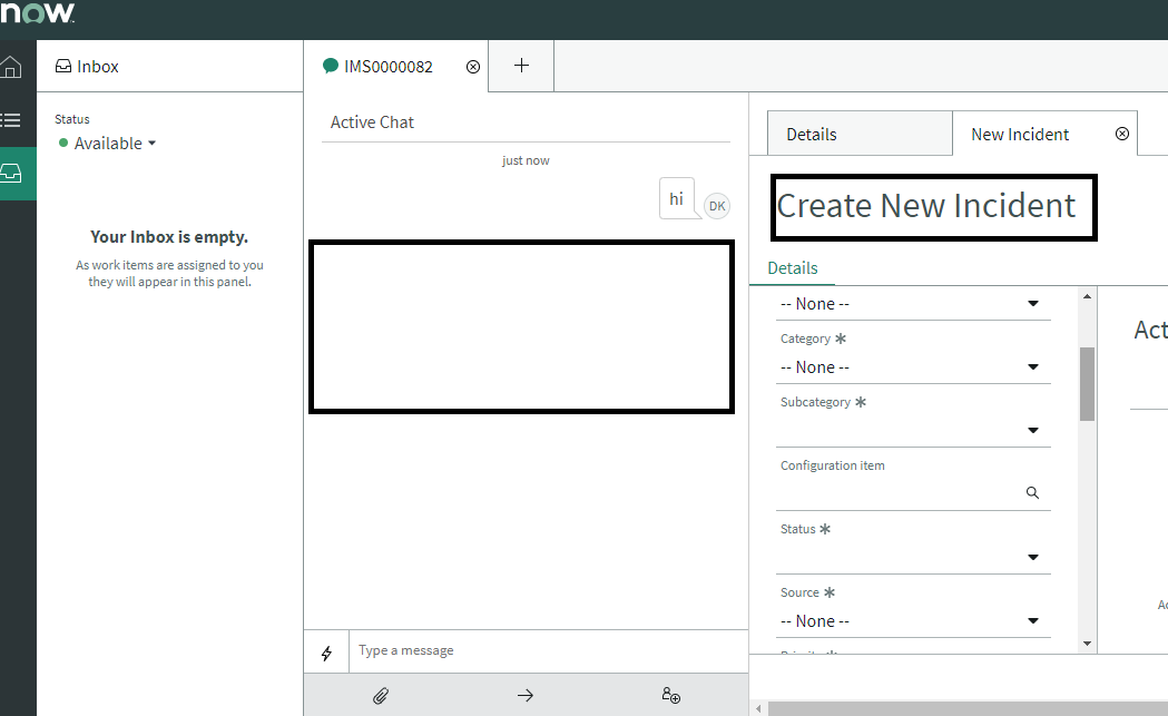Solved: how to add incident details in Agent Chat - ServiceNow Community