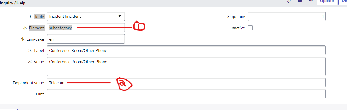 (Task 3) Configure category and subcategory choice... - ServiceNow ...