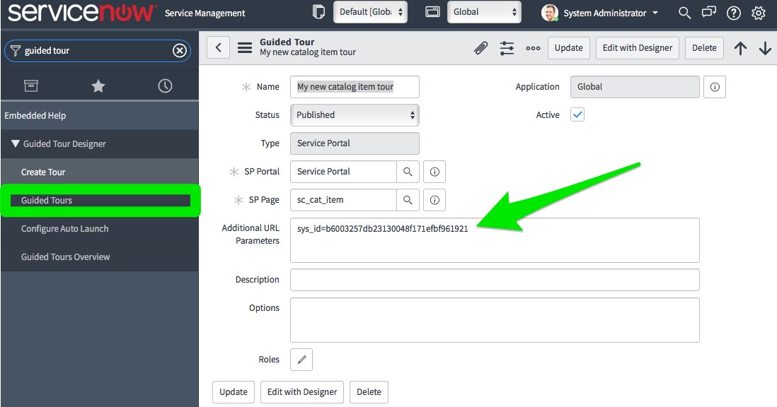 Guided Tour for Service Catalog Item (Specific Ite... - ServiceNow ...