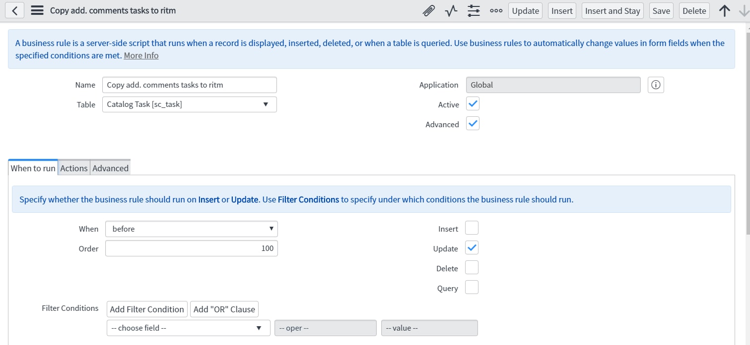 Solved: sc_task Additional Comments - ServiceNow Community
