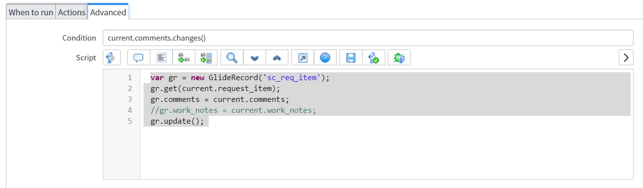 Solved: sc_task Additional Comments - ServiceNow Community