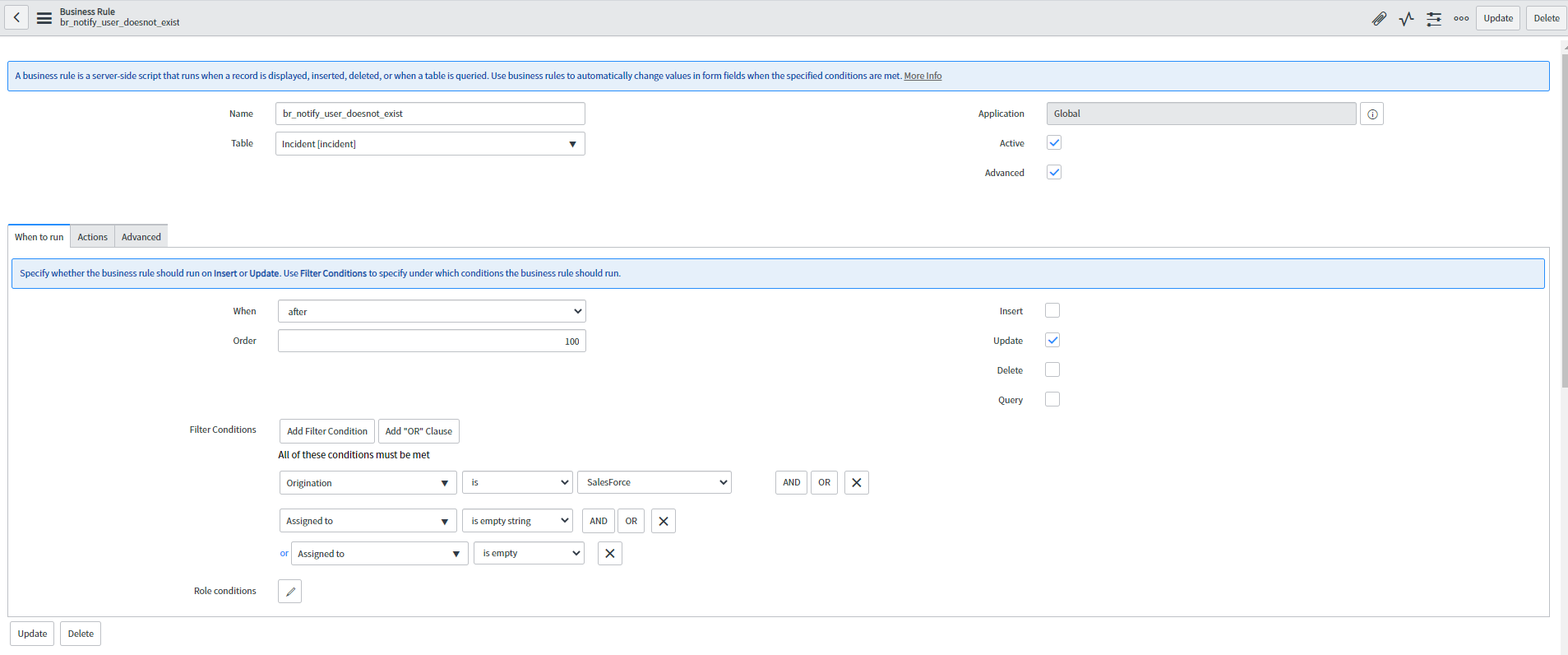 gs.adderrormessage does not display message when u... - ServiceNow ...