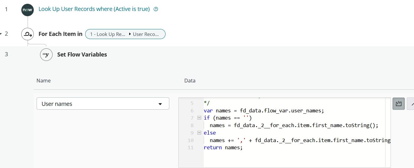 Solved: list collector in flow designer - ServiceNow Community