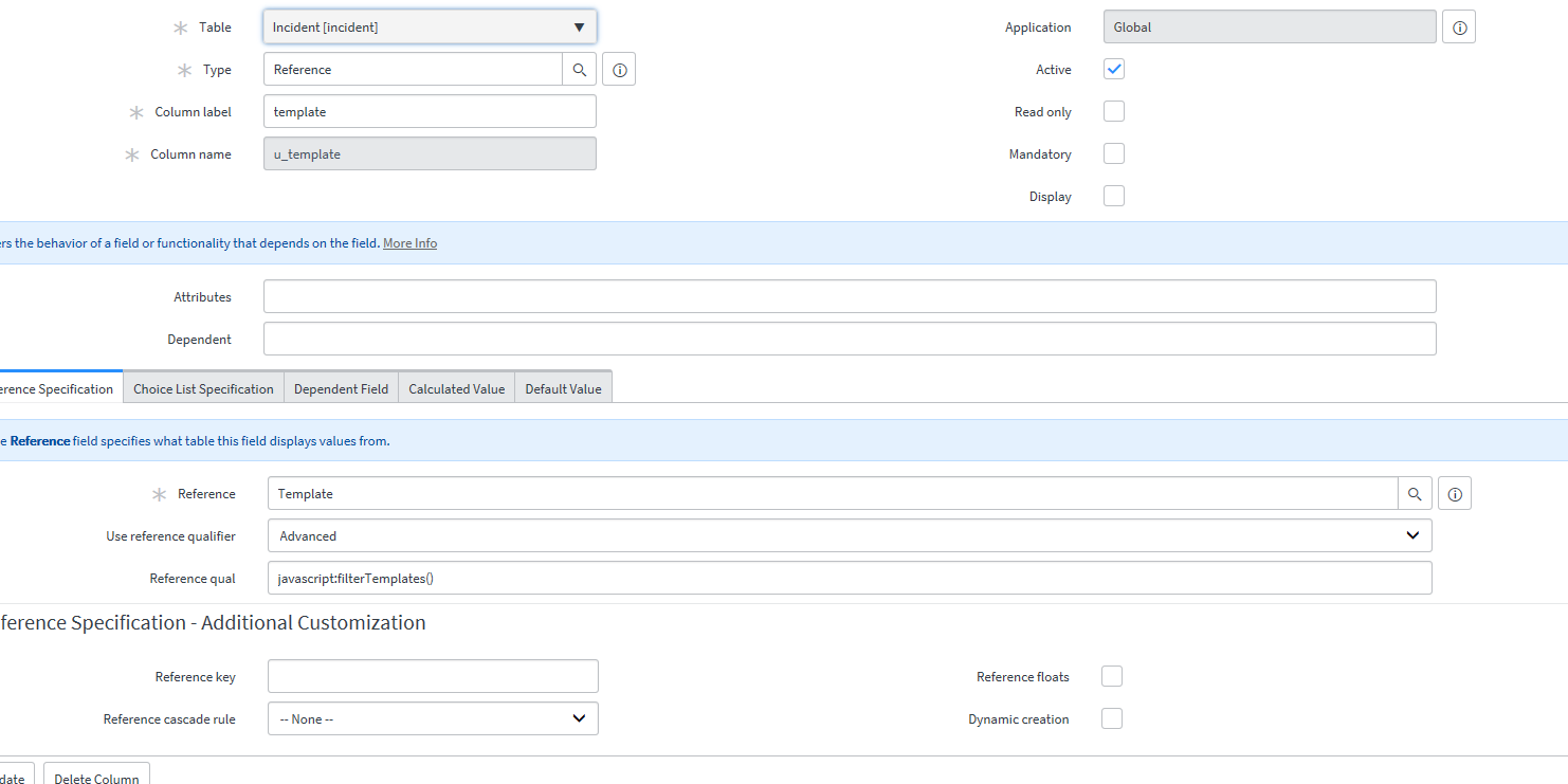 Solved: Link a template to an incident form - ServiceNow Community