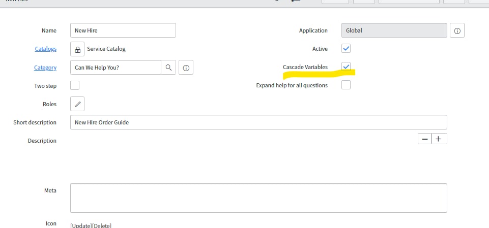 variables not cascading from order guide to catalo... - ServiceNow Community