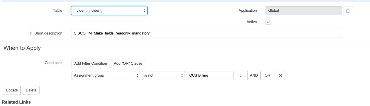 UI Policy based on Assignment Group - ServiceNow Community