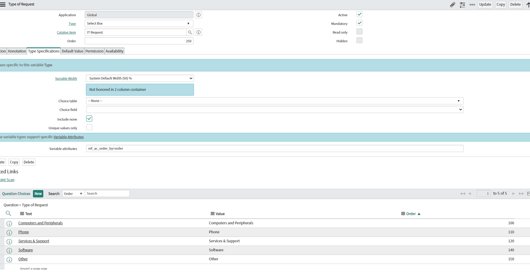 Solved: Select box is listing options out of order and con ...
