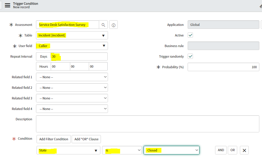 Solved: Configure surveys - ServiceNow Community