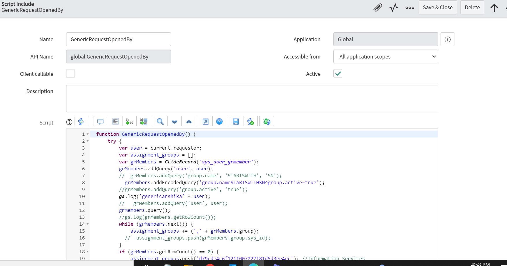 Solved: Filtering the ‘Assignment group’ to display only g ...