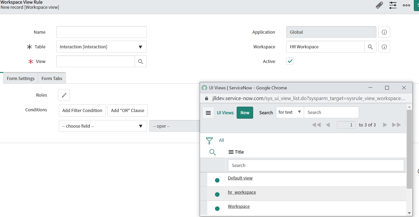 Documentation on how to make Agent Workspace View ... - ServiceNow ...
