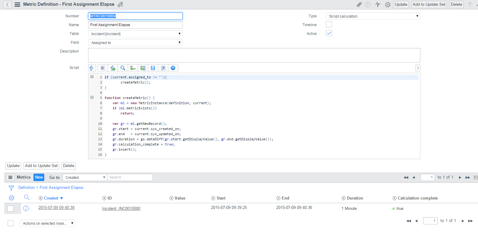 Metric - Time until Assigned - ServiceNow Community