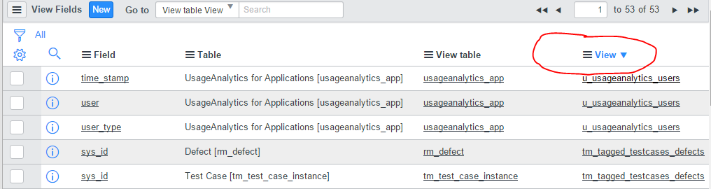 Solved: how to retrieve only the field names from a databa ...
