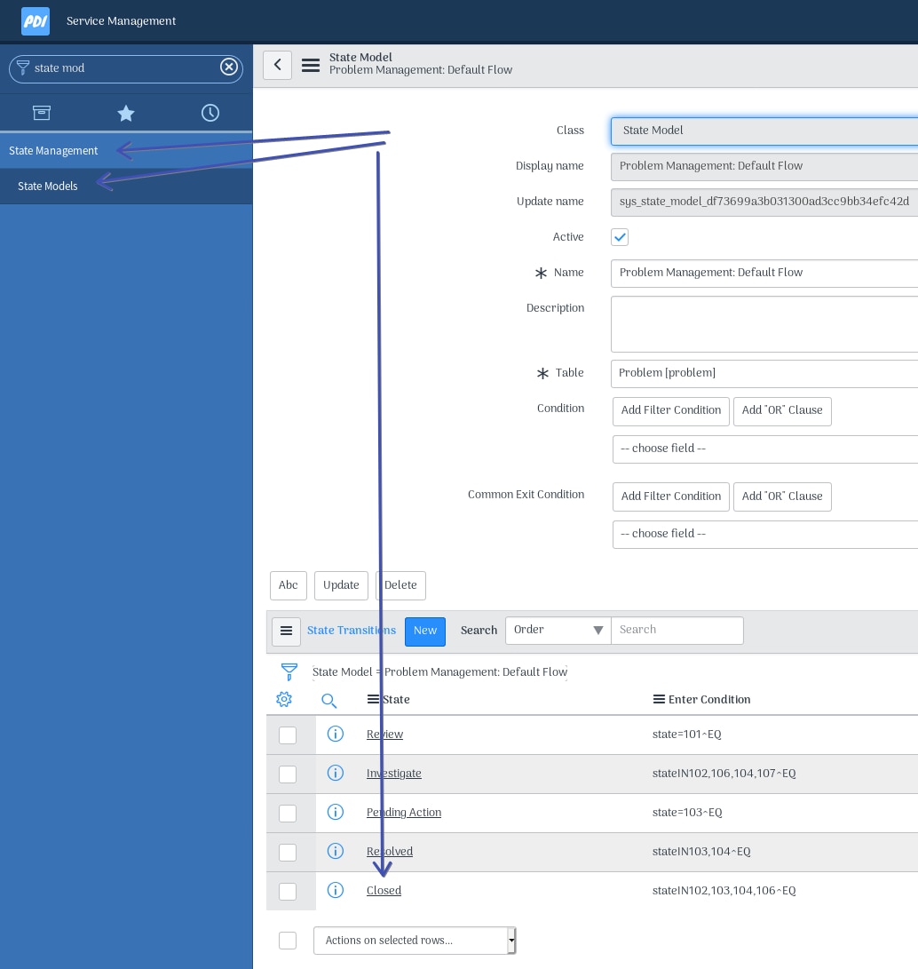 Solved: How to change state of problem record to closed wh... - ServiceNow Community