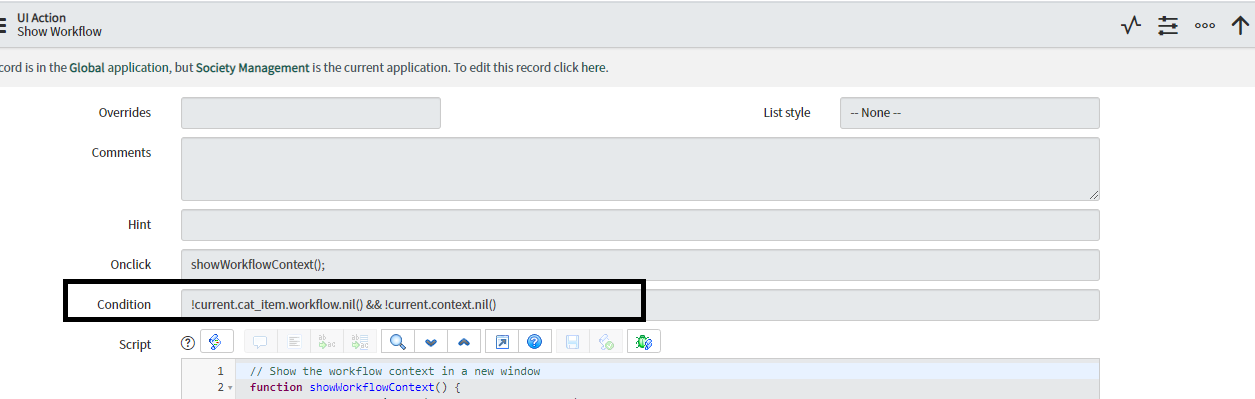 Solved: How to hide the form buttons (found on the bottom ... - ServiceNow Community