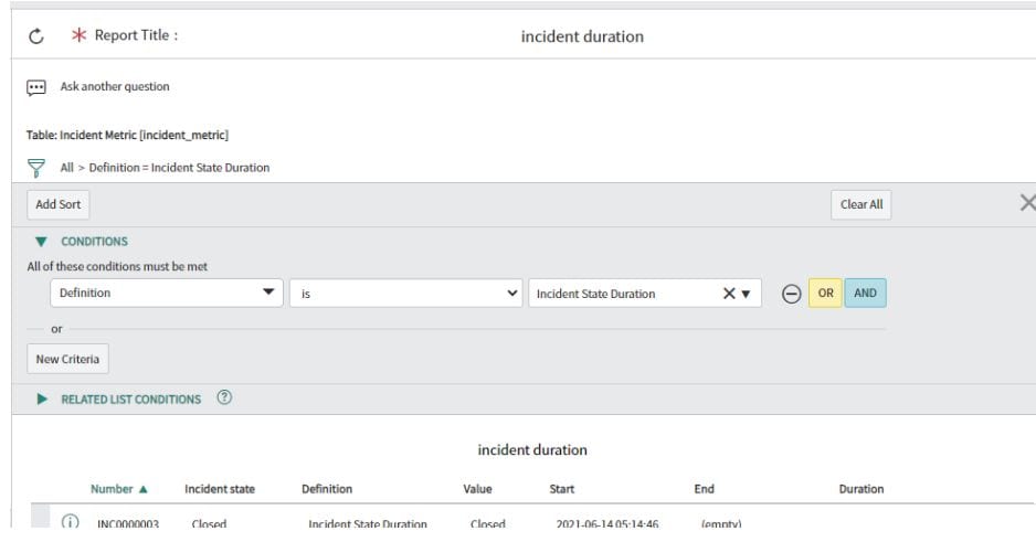 Solved: How to report on time between state changes - ServiceNow Community