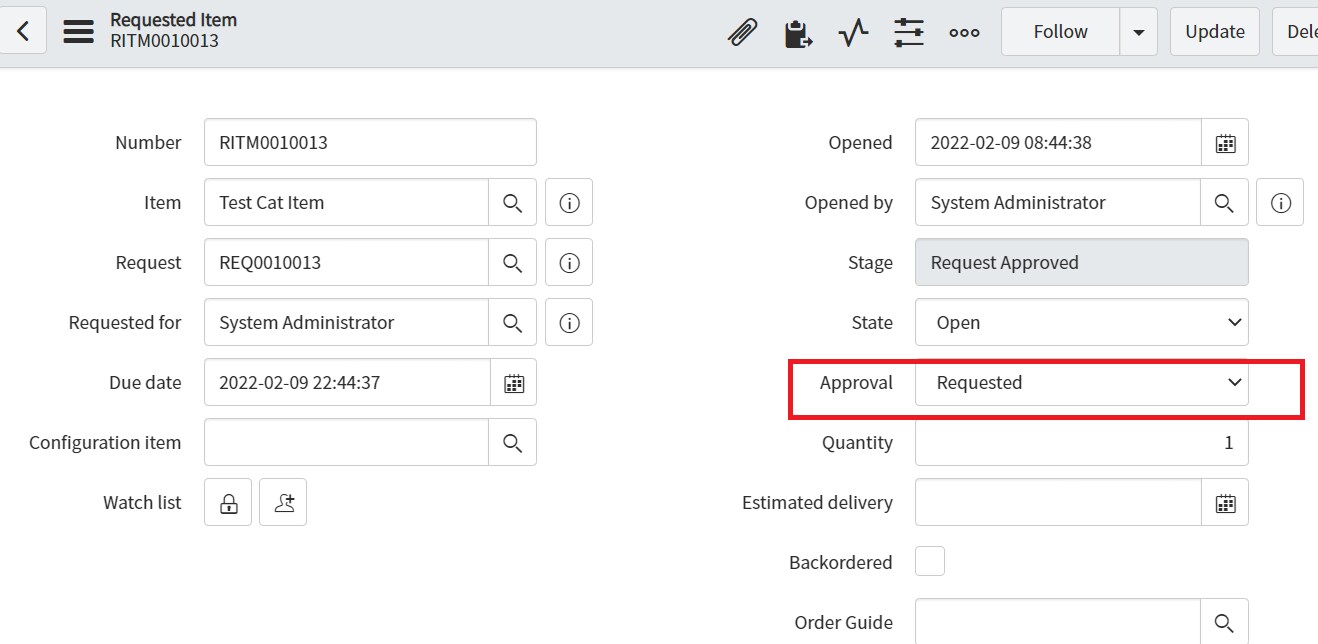 Solved: Re: Why "Approval" field is always set as "Request ...
