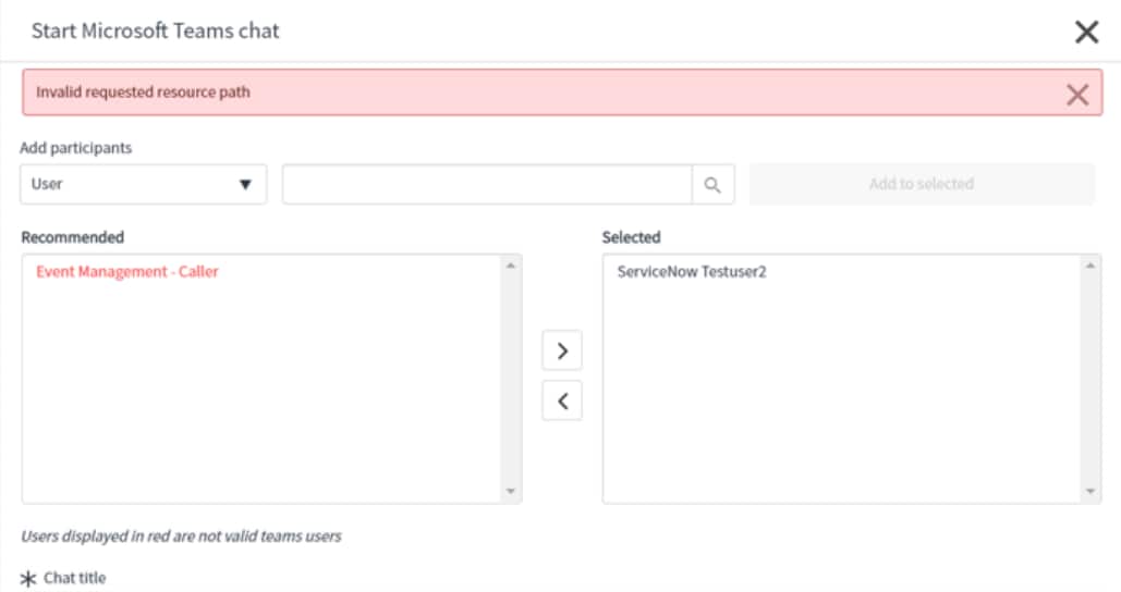 Getting an error "Invalid requested resource path"... - ServiceNow ...