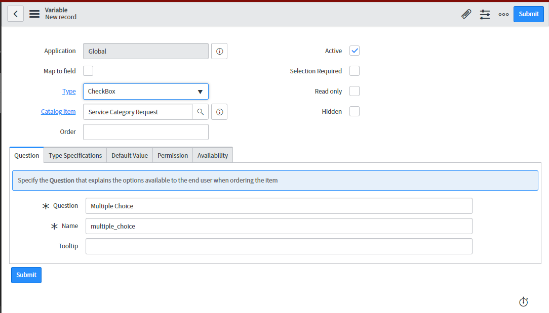 selecting more than one options in the multiple ch... - ServiceNow ...
