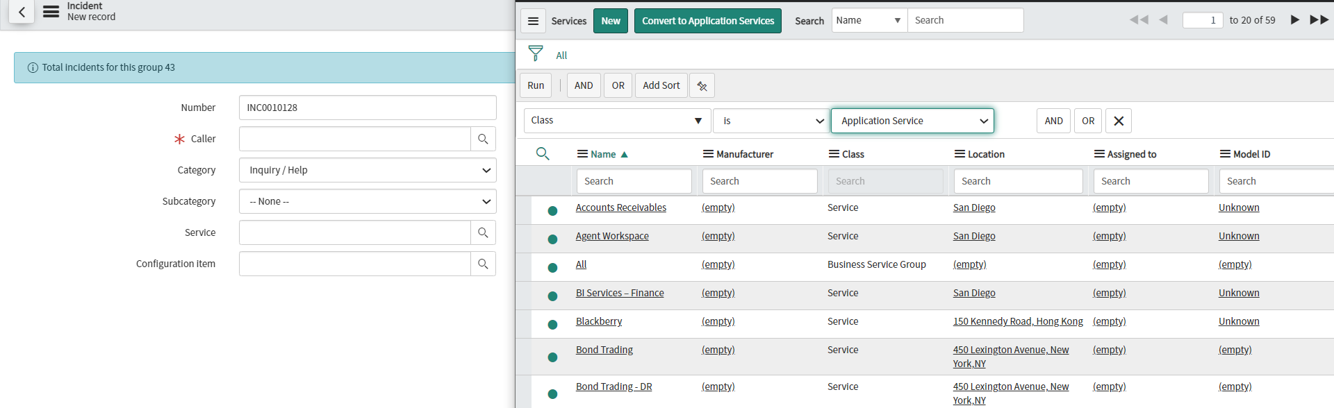 Solved: Update Service field on Incident form - ServiceNow Community