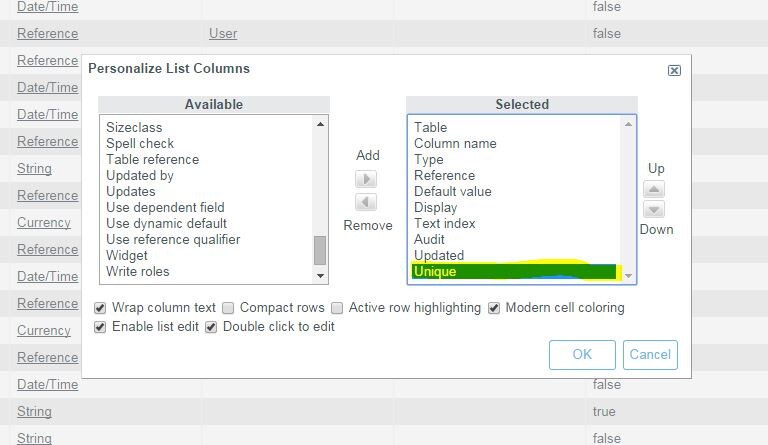 Solved: Primary Key in a Table ? - ServiceNow Community