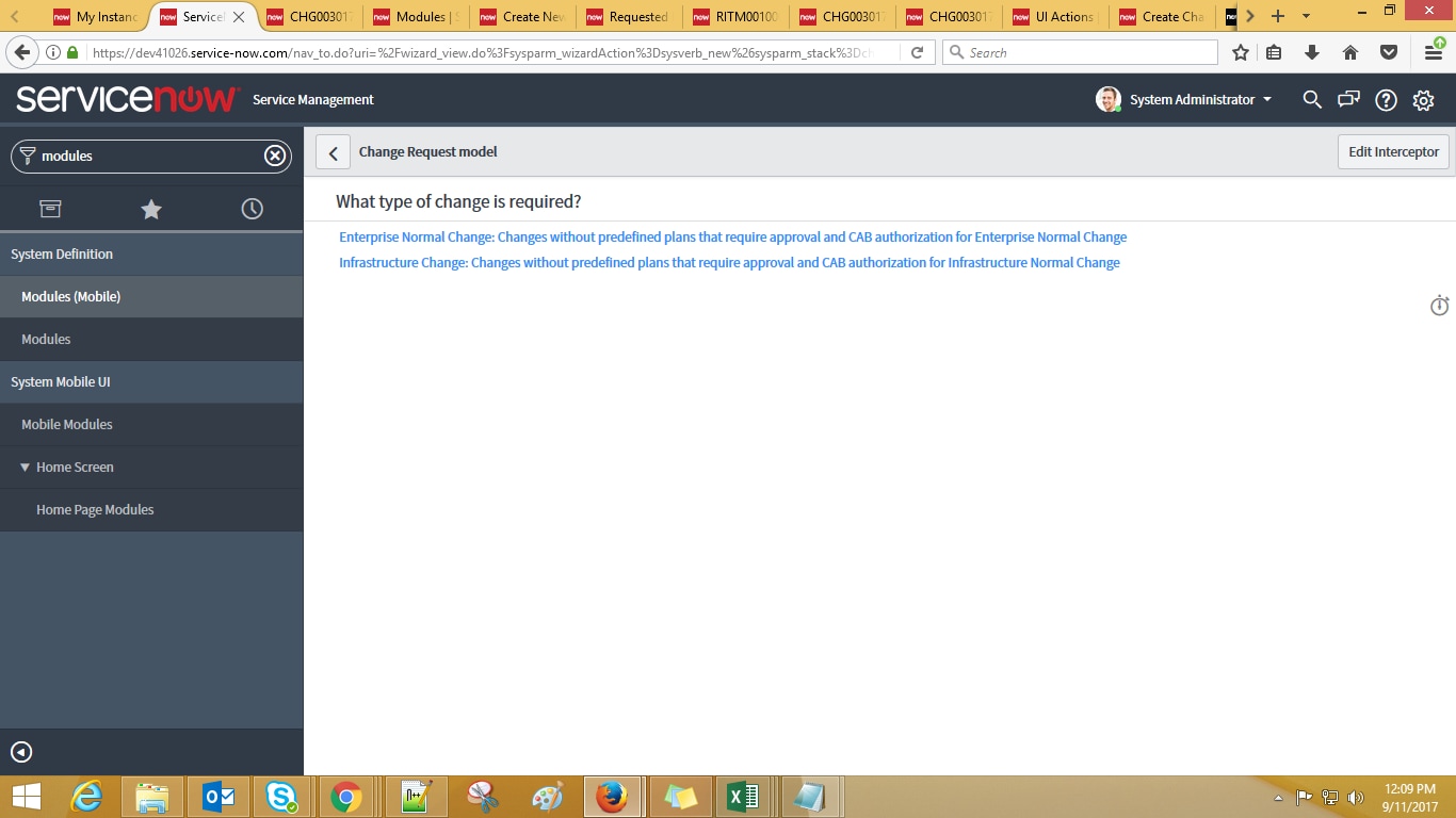 Solved: How to navigate to interceptor of change form from... - Page 2 ...